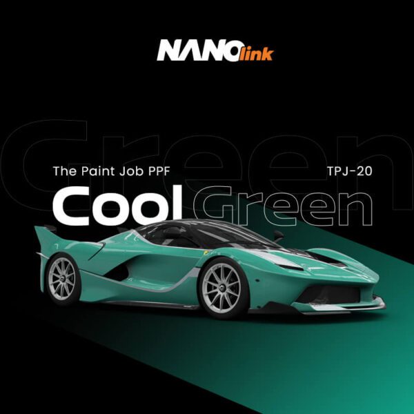 Cool Green Color PPF TPJ-20 - Nanolink PPF - Precision in Protection